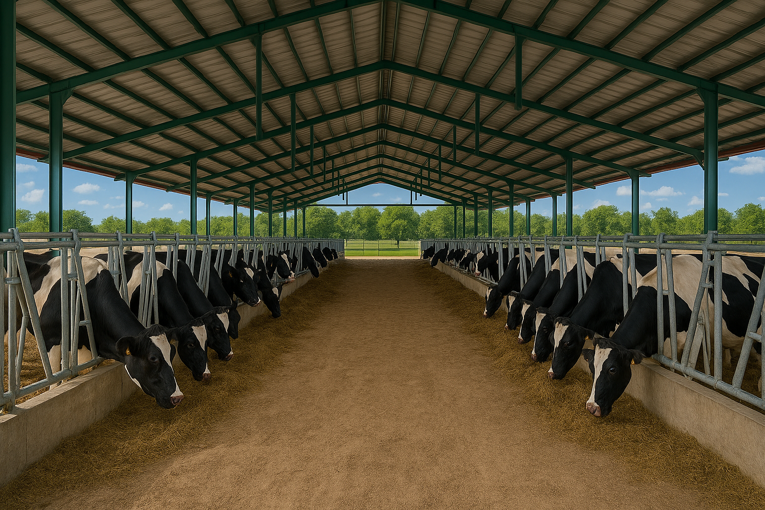 Dairy Farm Infrastructure & Sheds - RV Engineering Works